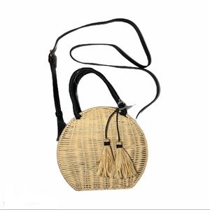 Bags | Wicker Crossbody Bag | Poshmark